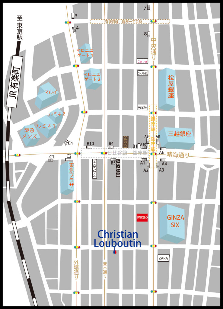 Christian Louboutin (クリスチャン ルブタン) 銀座店 | Fashion Map Tokyo